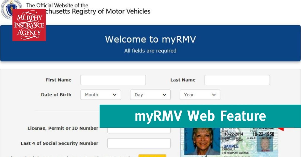 MA RMV Announces myRMV Web Feature | Blog | Murphy Insurance